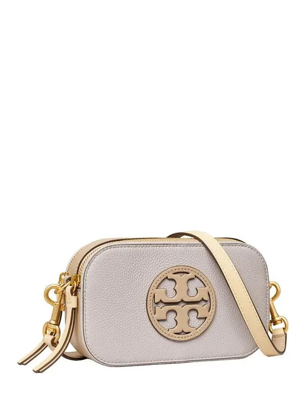 Tory Burch Mini Miller Colorblock Crossbody - Bay Gray Multi