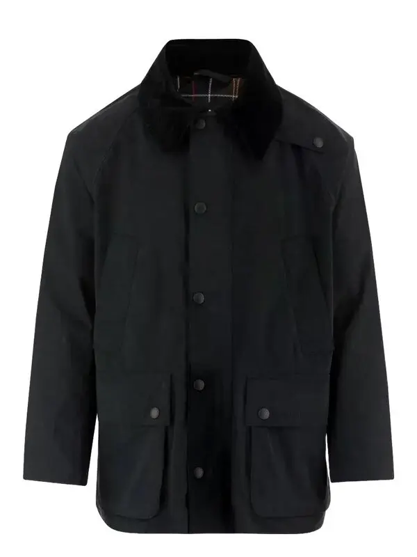 Barbour Corduroy Collar Jacket - Black