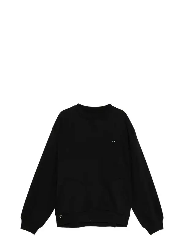 SONGZIO Logo-patched Crewneck Sweatshirt - Black