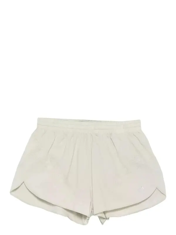 Adidas By Stella McCartney Perforated Running Shorts - Neutrals