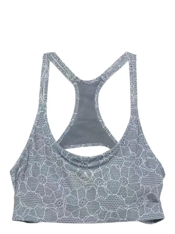 Adidas By Stella McCartney Printed Performance Tank Top - Grey