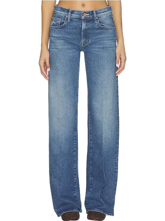 MOTHER The Mid Rise Lasso Heel Jeans - Blue