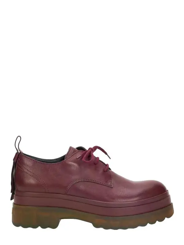 Red Valentino Lace-up Derby Shoes - Red