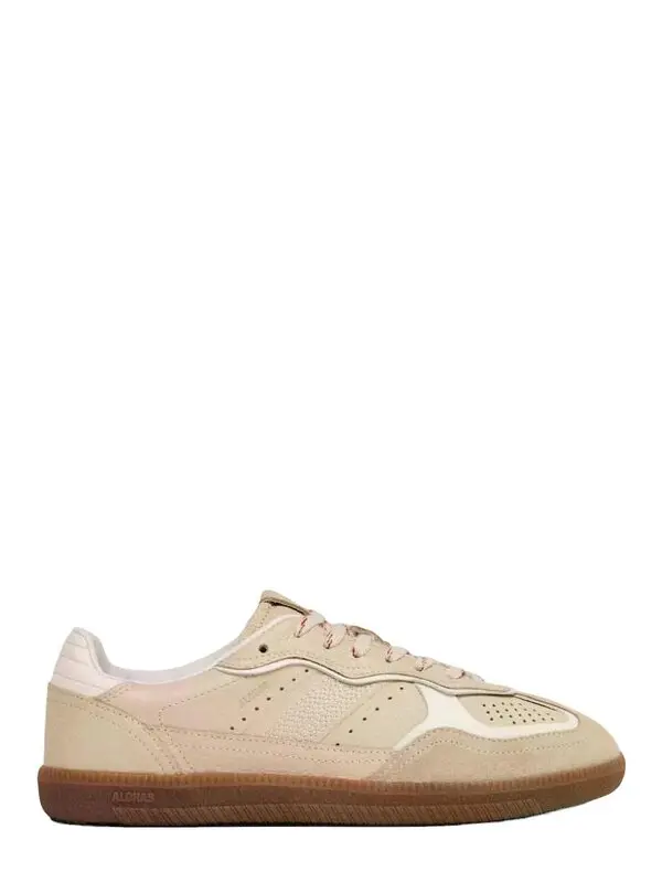 ALOHAS Cream Logo Print Low-top Sneakers - Neutrals