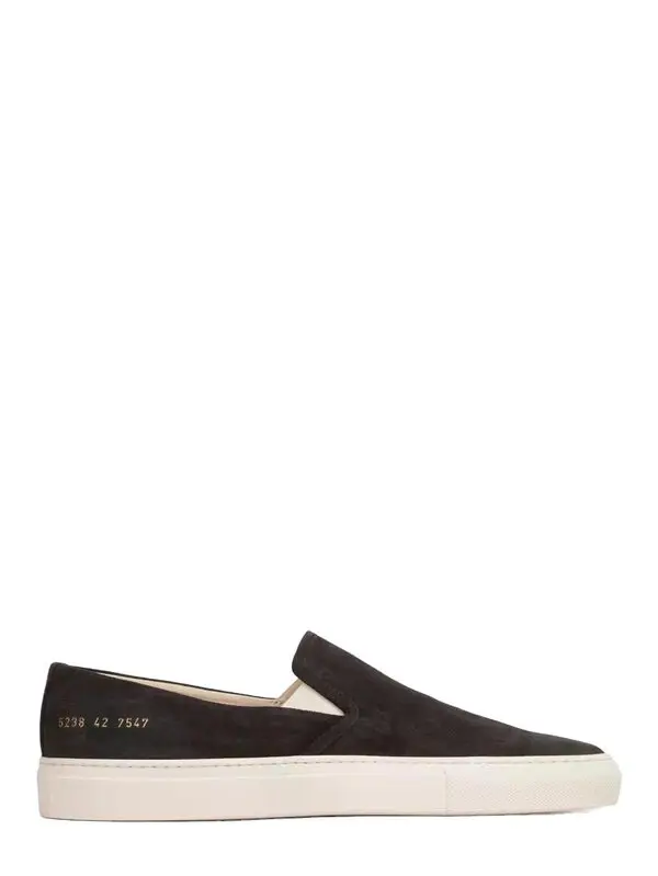 COMMON PROJECTS Suede Slip-on Sneakers - Black