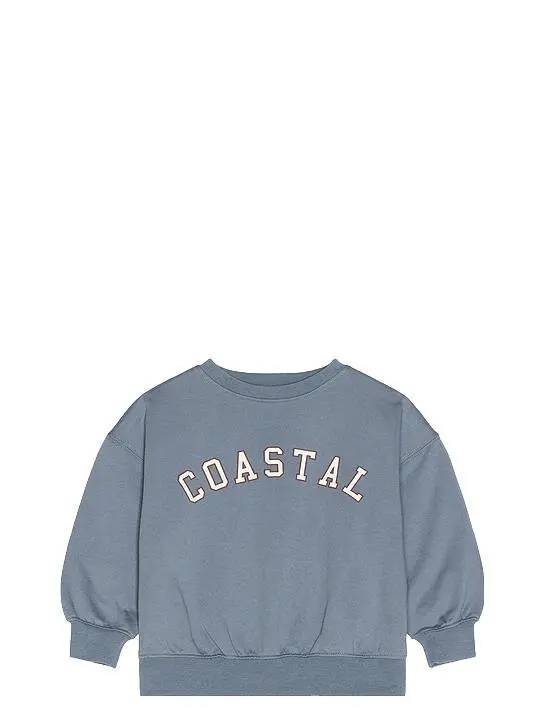 RYLEE + CRU Relaxed Graphic Sweatshirt - Blue