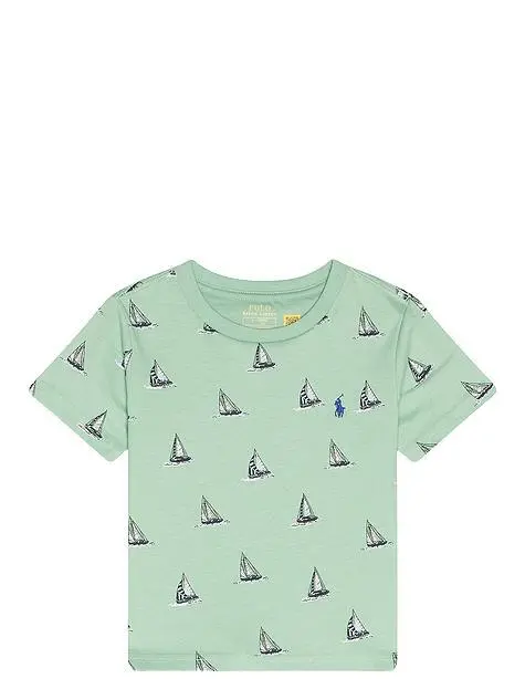 Polo Ralph Lauren Short Sleeve Jersey Knit Sail Print T-shirt - Green
