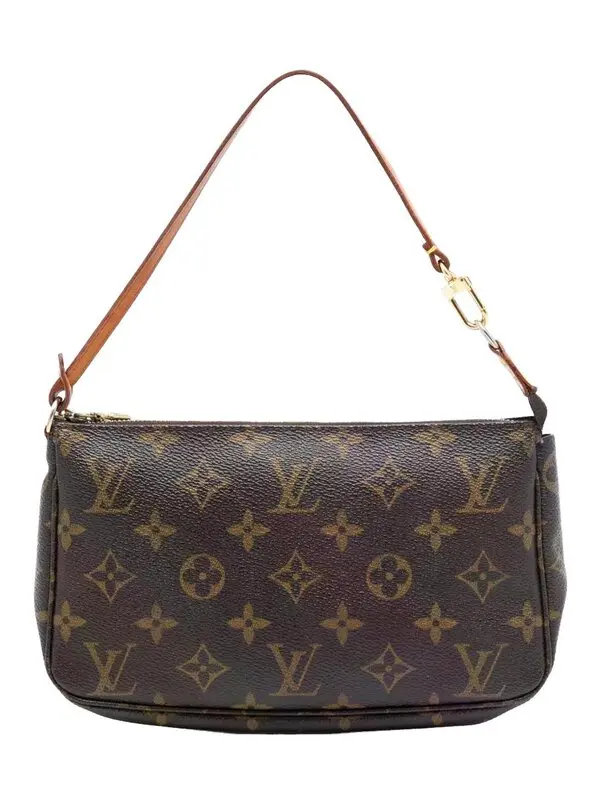 LOUIS VUITTON 2001 Monogram Pochette Accessoires - Brown