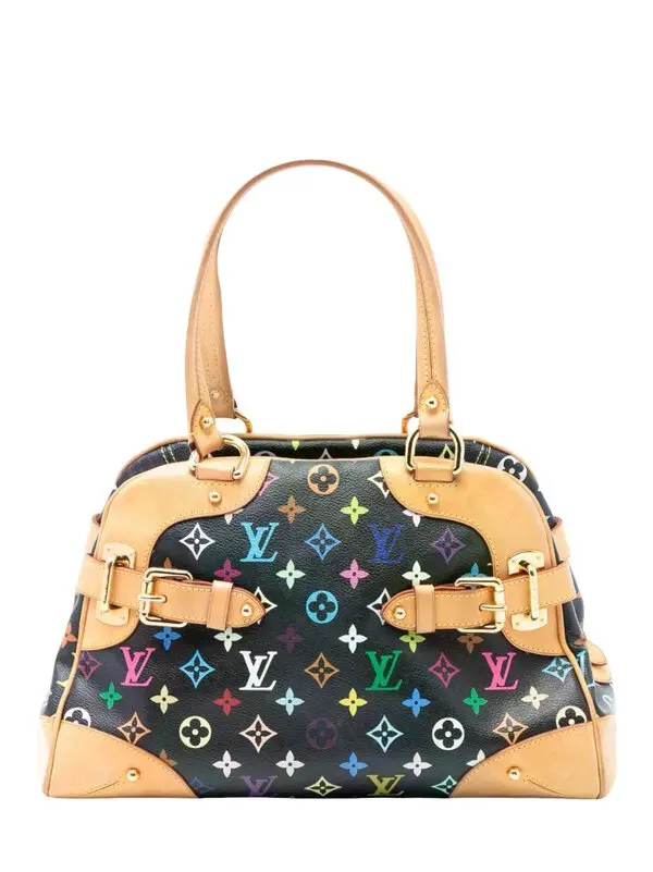 LOUIS VUITTON Monogram Multicolore Claudia Shoulder Bag - Black