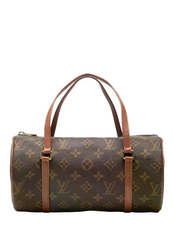 LOUIS VUITTON 1992 Monogram Papillon 26 Handbag - Brown