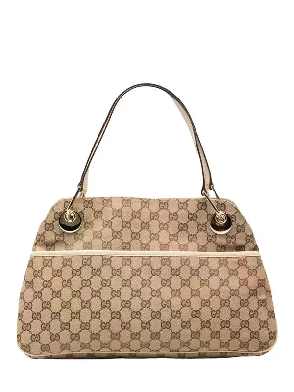 Gucci Gg Canvas Eclipse Shoulder Bag - Brown