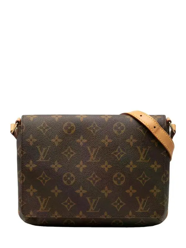 LOUIS VUITTON 2000 Monogram Musette Tango - Brown