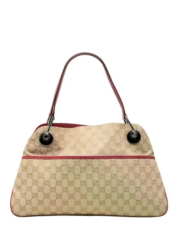 Gucci Gg Canvas Eclipse Shoulder Bag - Brown
