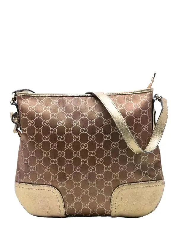 Gucci Gg Canvas Princy Crossbody Bag - Brown