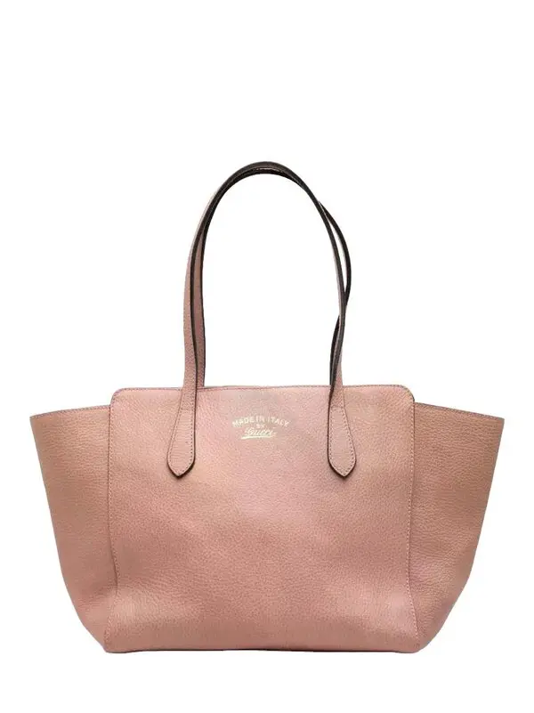 Gucci 2000-2015 Calfskin Swing Tote Bag - Pink