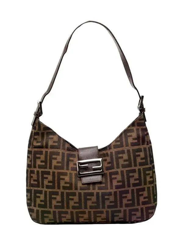 Fendi 20th Century Zucca Canvas Shoulder Bag - Brown