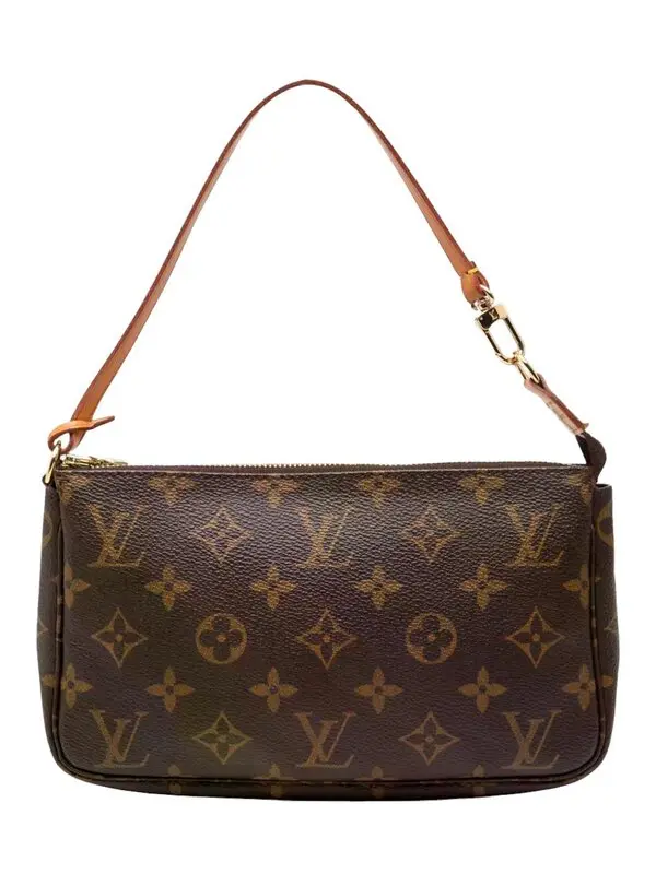 LOUIS VUITTON 2002 Monogram Pochette Accessoires - Brown