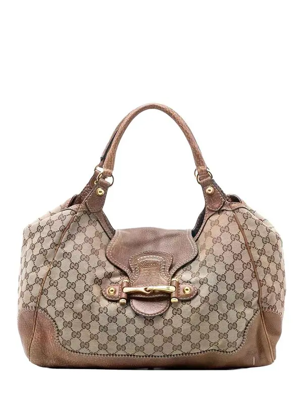 Gucci Gg Canvas Pelham Shoulder Bag - Brown