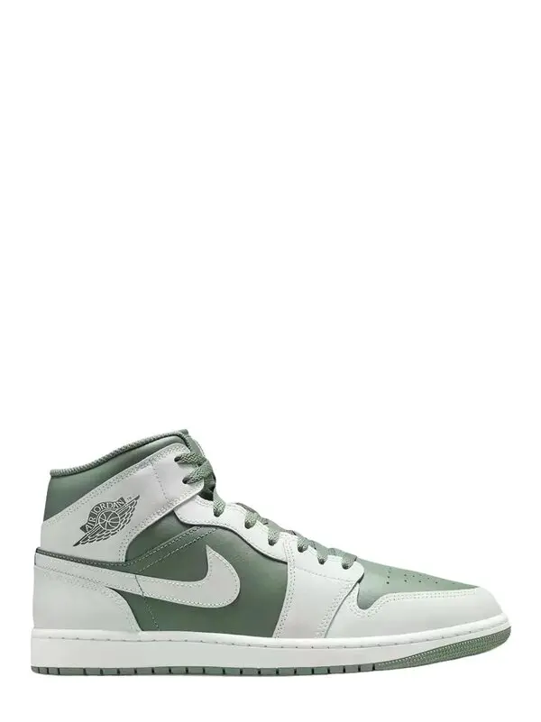 JORDAN Air 1 Mid Top Sneakers - Green