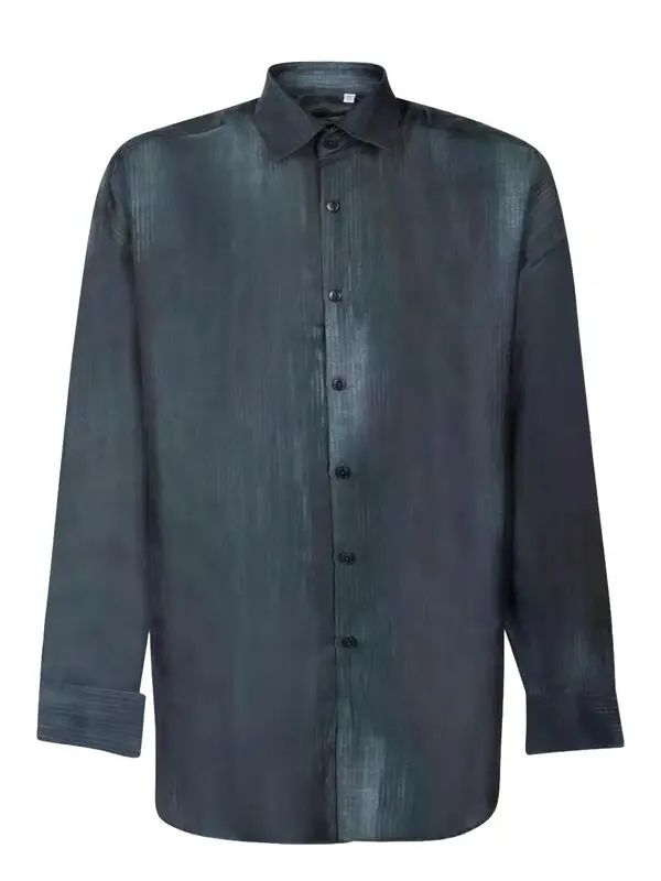 COSTUMEIN Buttoned Silk Shirt - Blue