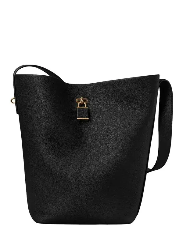 Tory Burch Slim Lock Bucket Bag - Black