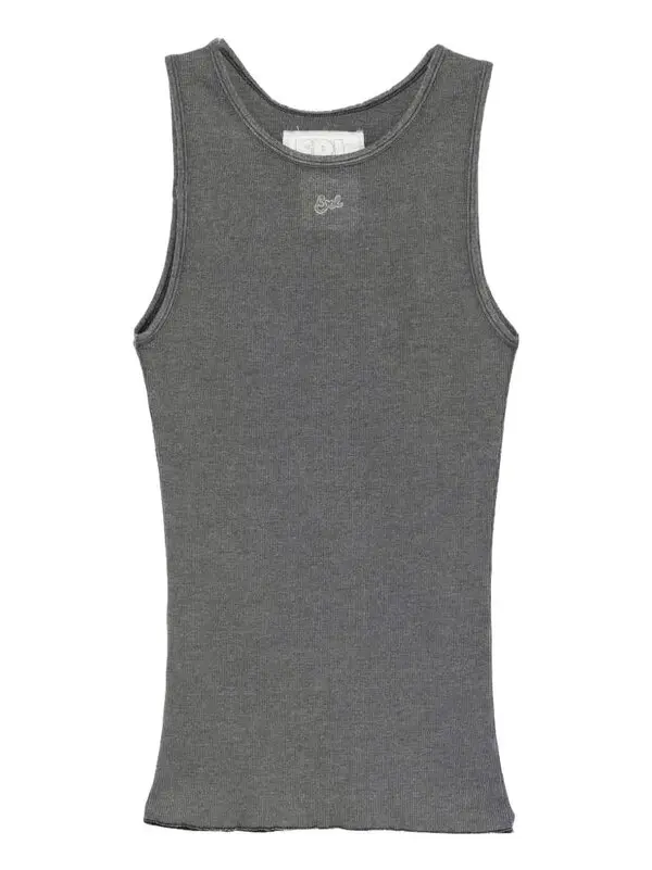 ERL Ribbed Knit Tank - Grey
