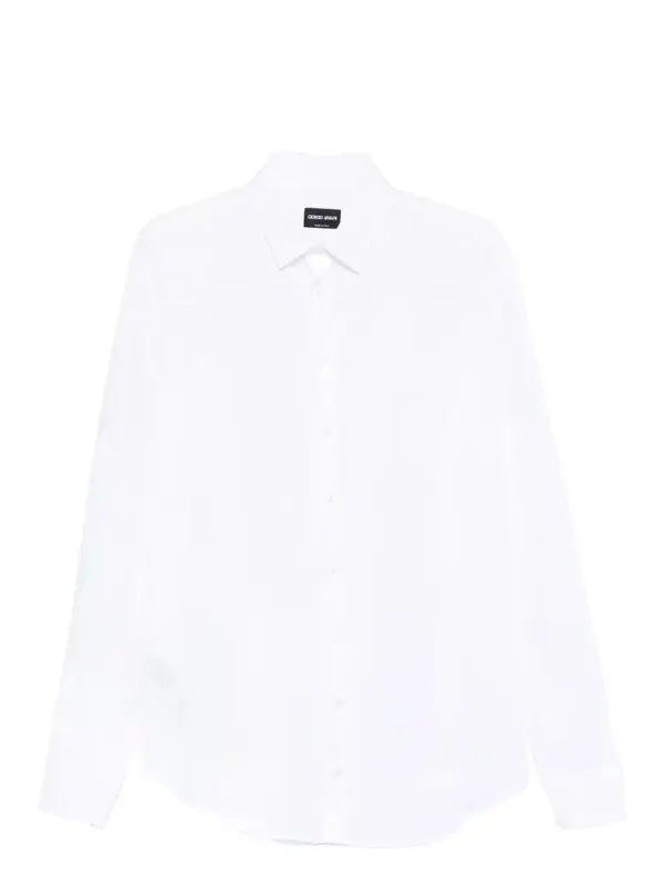 Giorgio Armani Linen Shirt - White
