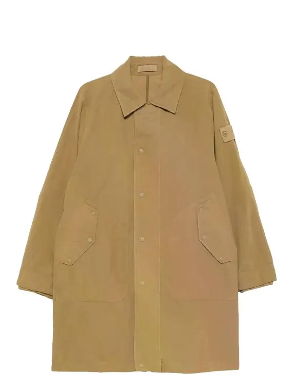 Stone Island Buttoned Parka - Neutrals
