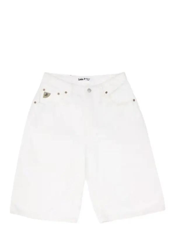 IOIS Camille High-waisted Shorts - White