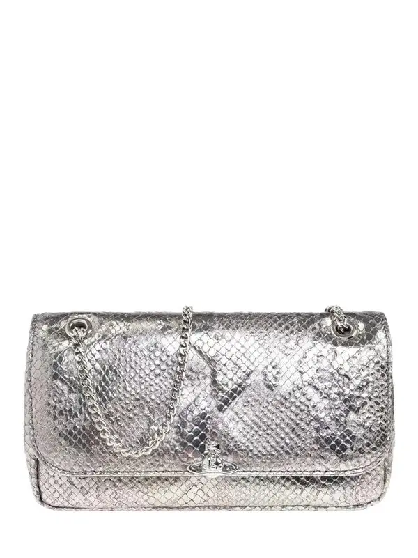 VIVIENNE WESTWOOD Orb-plaque Crossbody Bag - Silver
