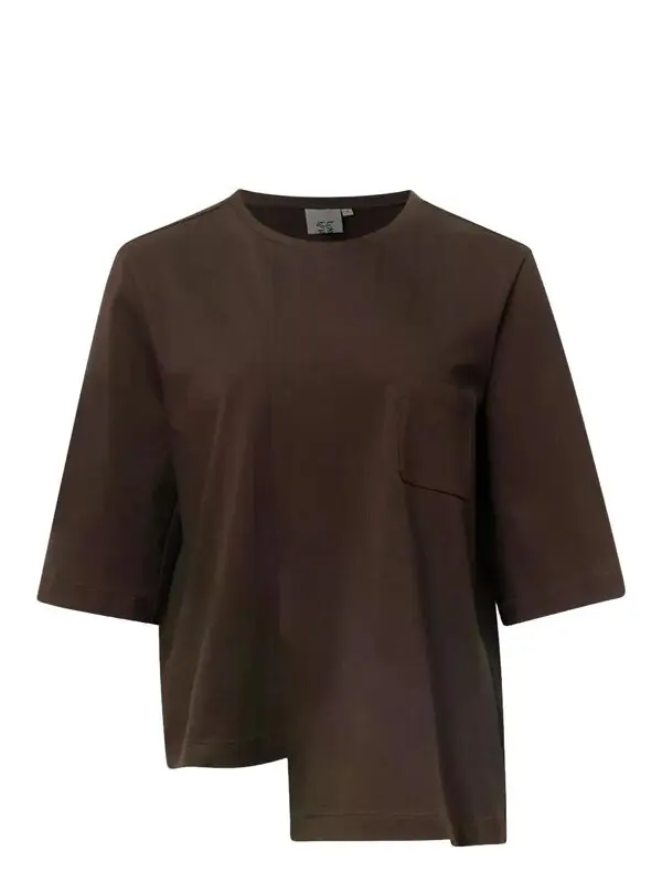 KUMANN YHJ Layered Pocket T-shirt - Brown