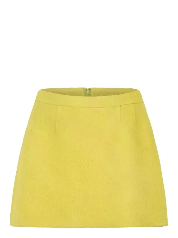 Valentino Garavani Zip-fastening Mini Skirt - Yellow