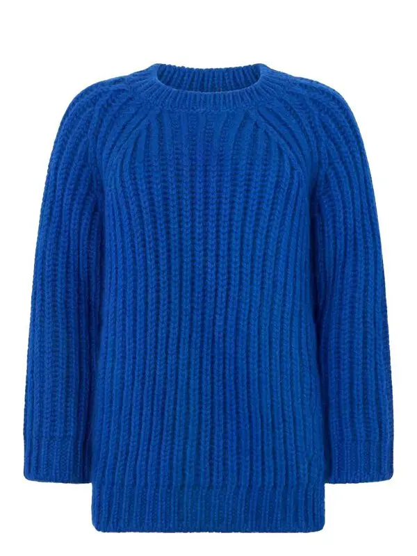 Valentino Garavani Ribbed Jumper - Blue