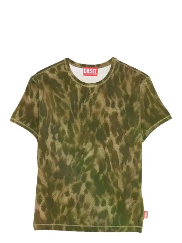 DIESEL Printed T-shirt - Green
