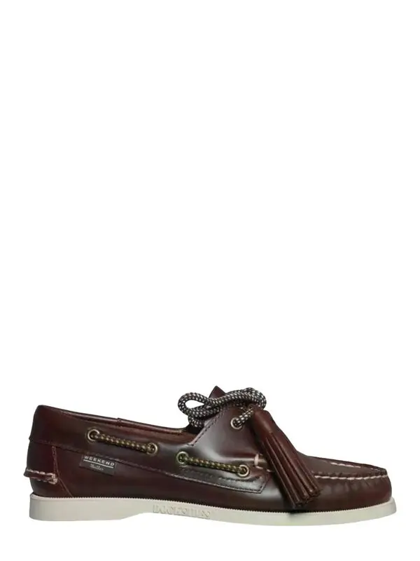Max Mara Tassel Lace-up Loafers - Brown