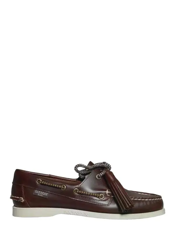 Max Mara Tassel Lace-up Loafers - Brown