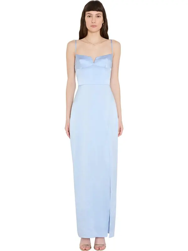 Amanda Uprichard Lyra Maxi Dress - Baby Blue