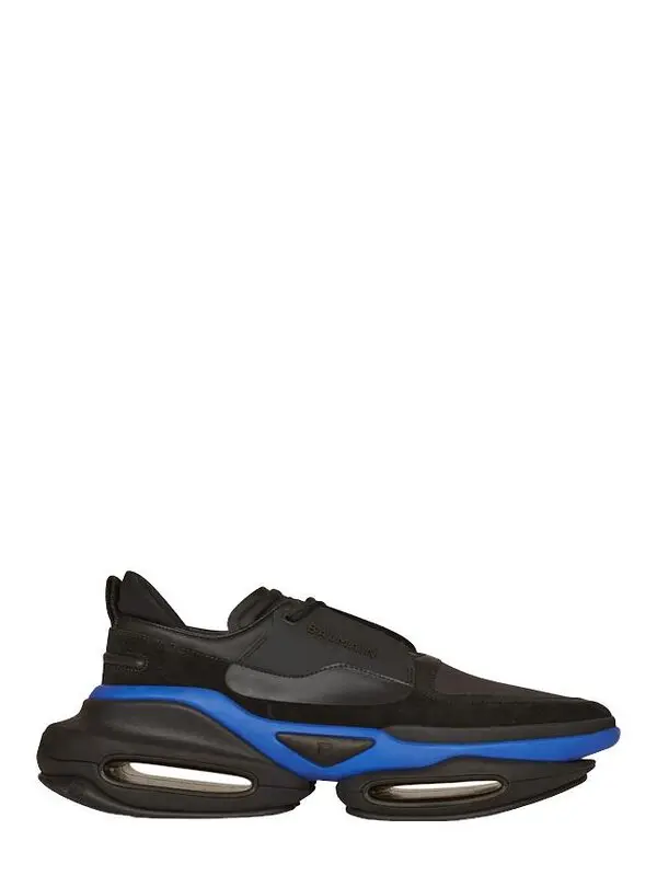 Balmain Bbold Low-top Sneakers - Black/blue