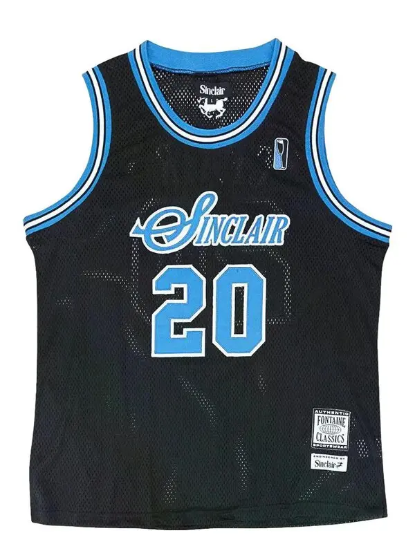 SINCLAIR Sleeveless Basketball Jersey - Black