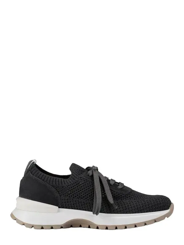 DOUCAL'S Technical Suede Sneakers - Black