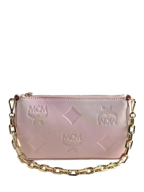 Mcm Aren Shoulder Bag - Pink