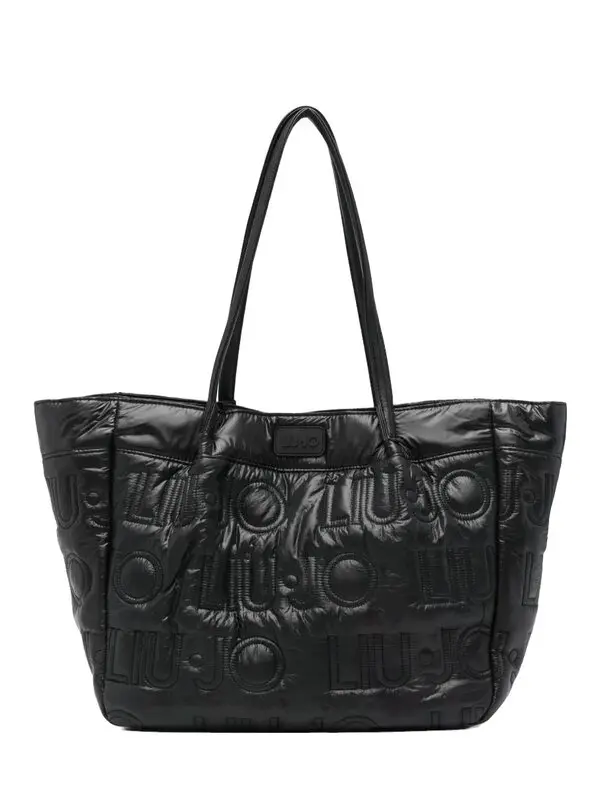 Liu Jo Embossed Logo Tote - Black