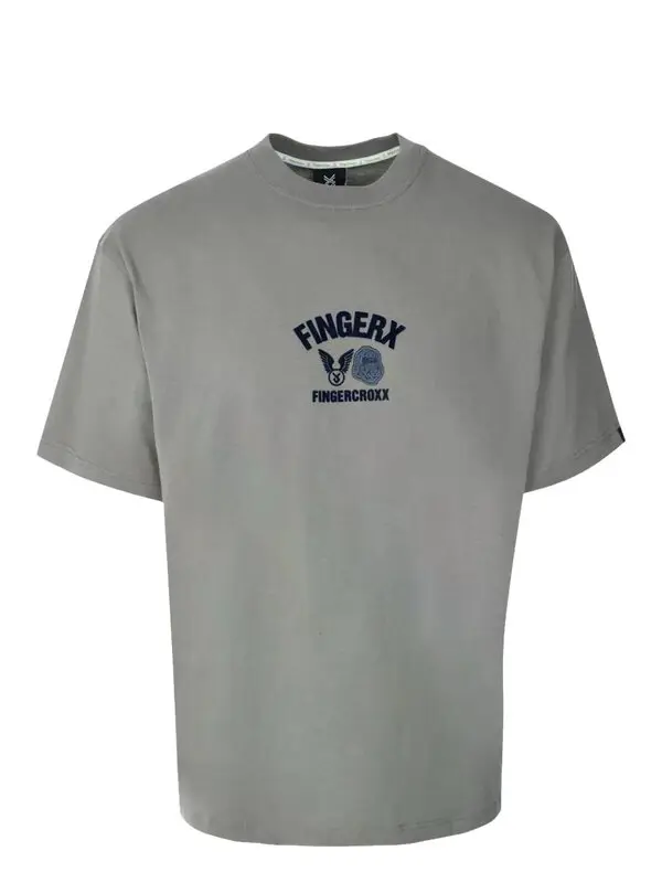 FINGERCROXX Lettering T-shirt - Grey