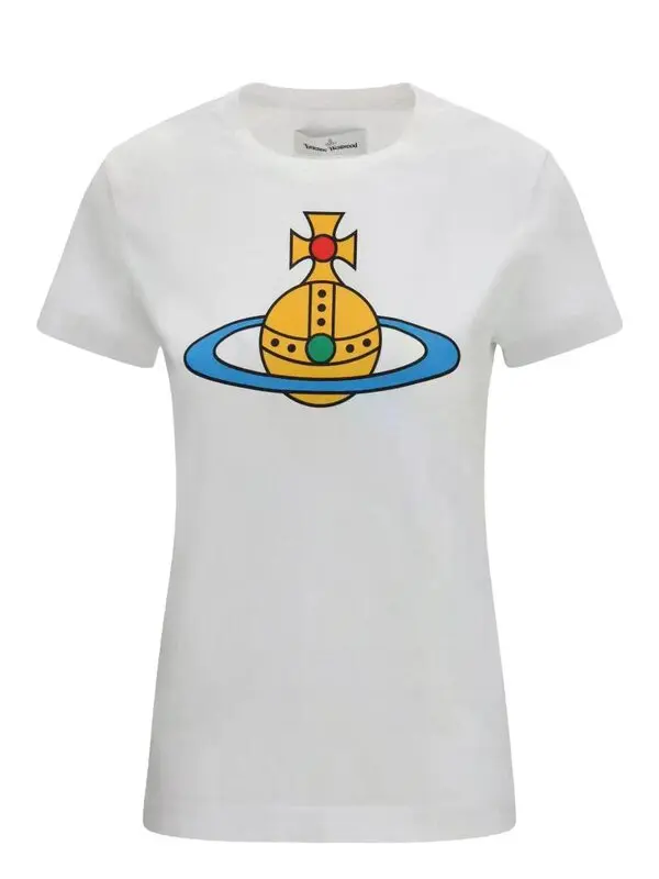 VIVIENNE WESTWOOD Orb Oversized T-shirt - White