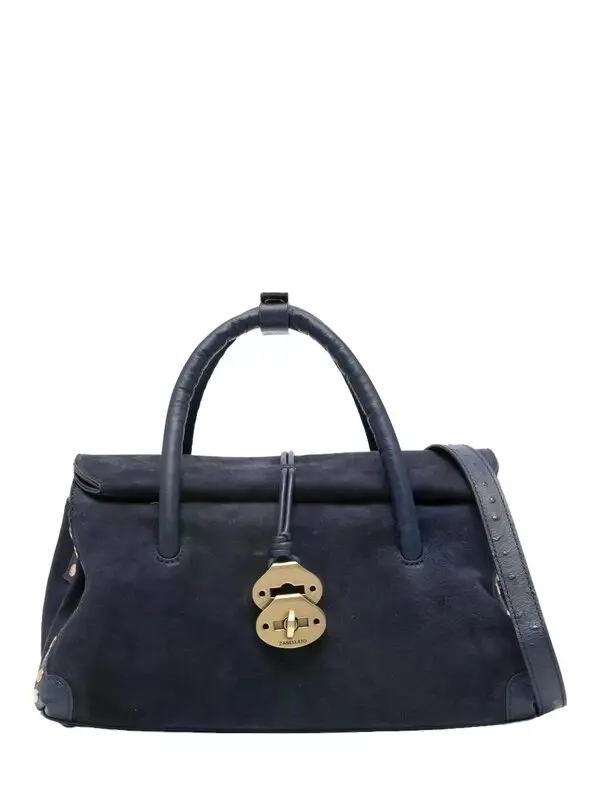 ZANELLATO Dotta Top Handle Tote - Blue