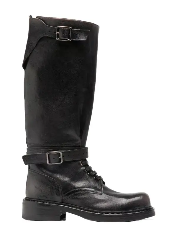 Officine Creative Dakota 003 Biker Boots - Black