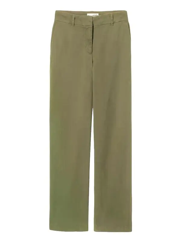 NILI LOTAN Nohan Straight-leg Trousers - Green