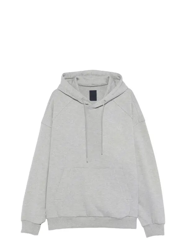 JUUN.J Drawstring-detail Pouch-pocket Hoodie - Grey