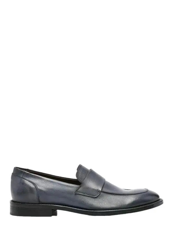 FRANCO FEDELE Band-detail Loafers - Blue