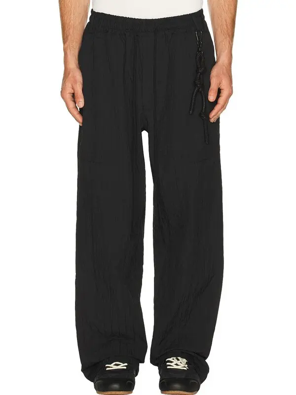 SONG FOR THE MUTE Gym Track Pant - Black